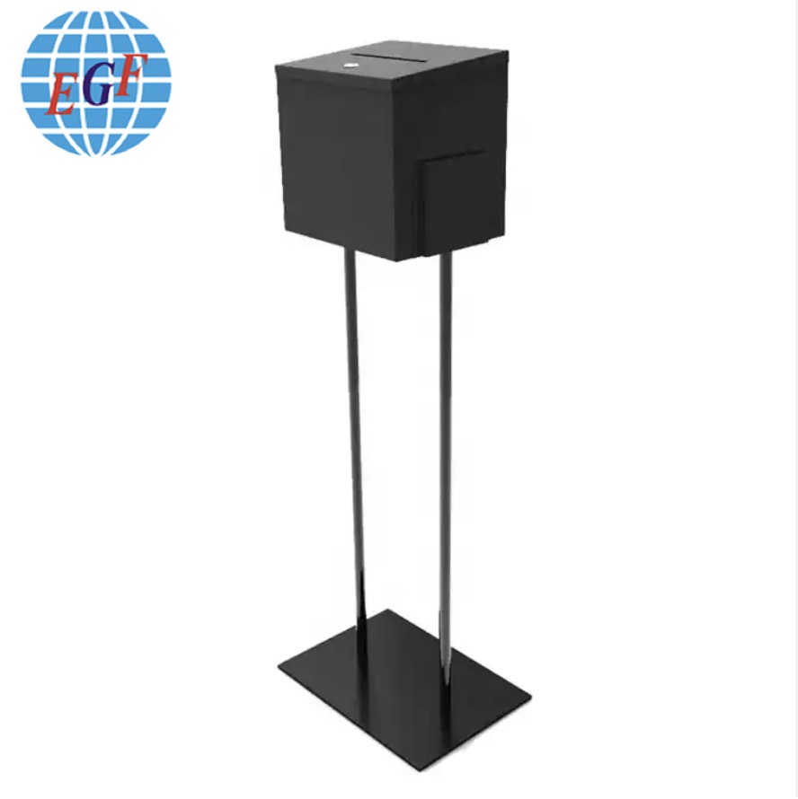 Custom Message Box Box Suggestion Box with Black Stand Display Fixtures ...