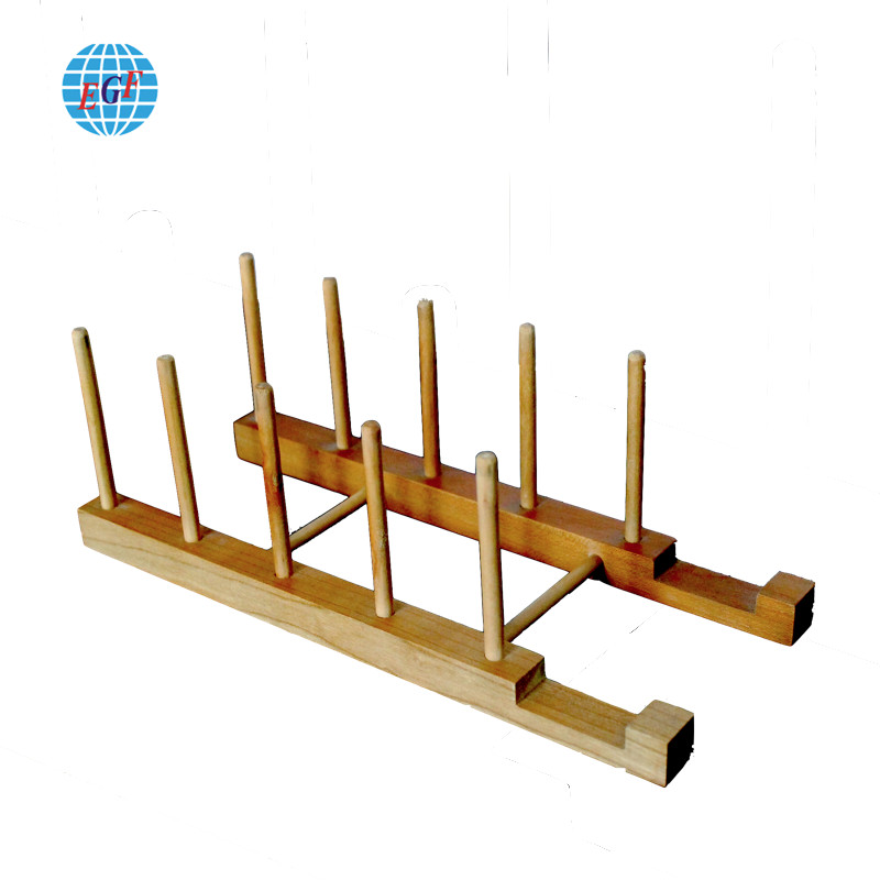 Custom Handcrafted Countertop Wooden Rack with Dividers for Home or ...